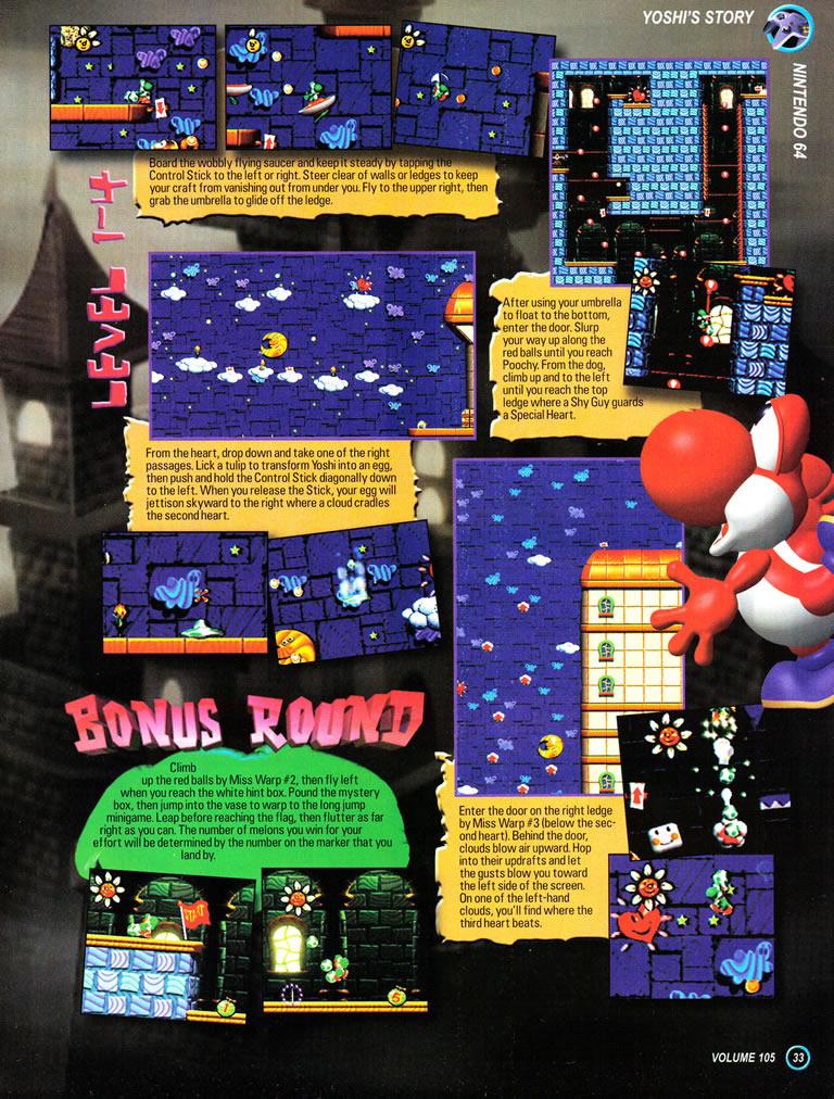 Yoshi's Story strategy: All the hearts in worlds 1 and 2 in Nintendo ...